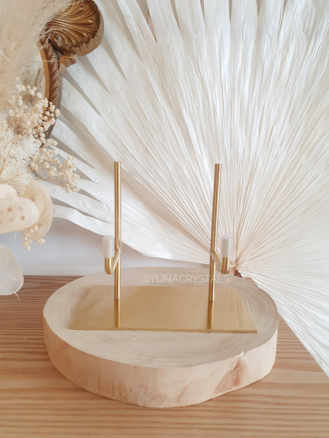 Gold Slab Stand – Yuna Crystals